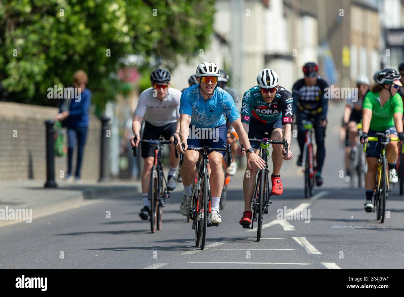 Ongar, Essex, UK. 28th May, 2023. Ford RideLondon 100 route will head ...