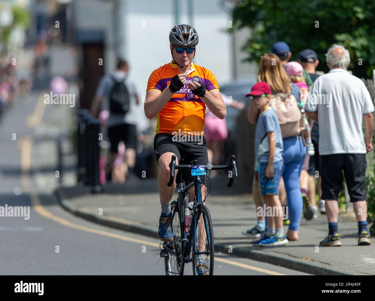 Ongar, Essex, UK. 28th May, 2023. Ford RideLondon 100 route will head ...