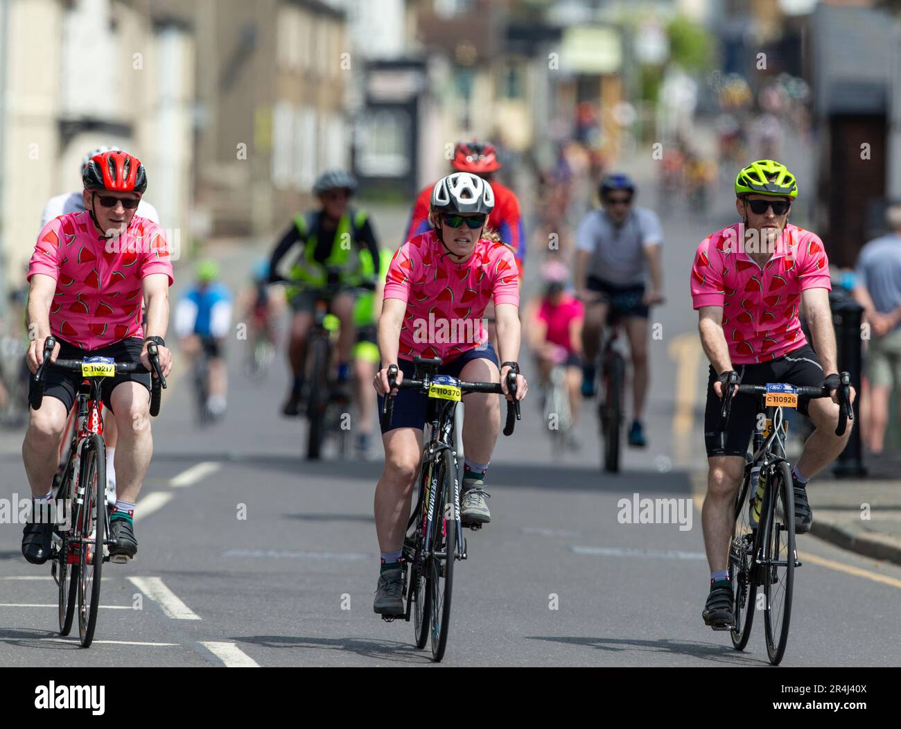 Ongar, Essex, UK. 28th May, 2023. Ford RideLondon 100 route will head ...