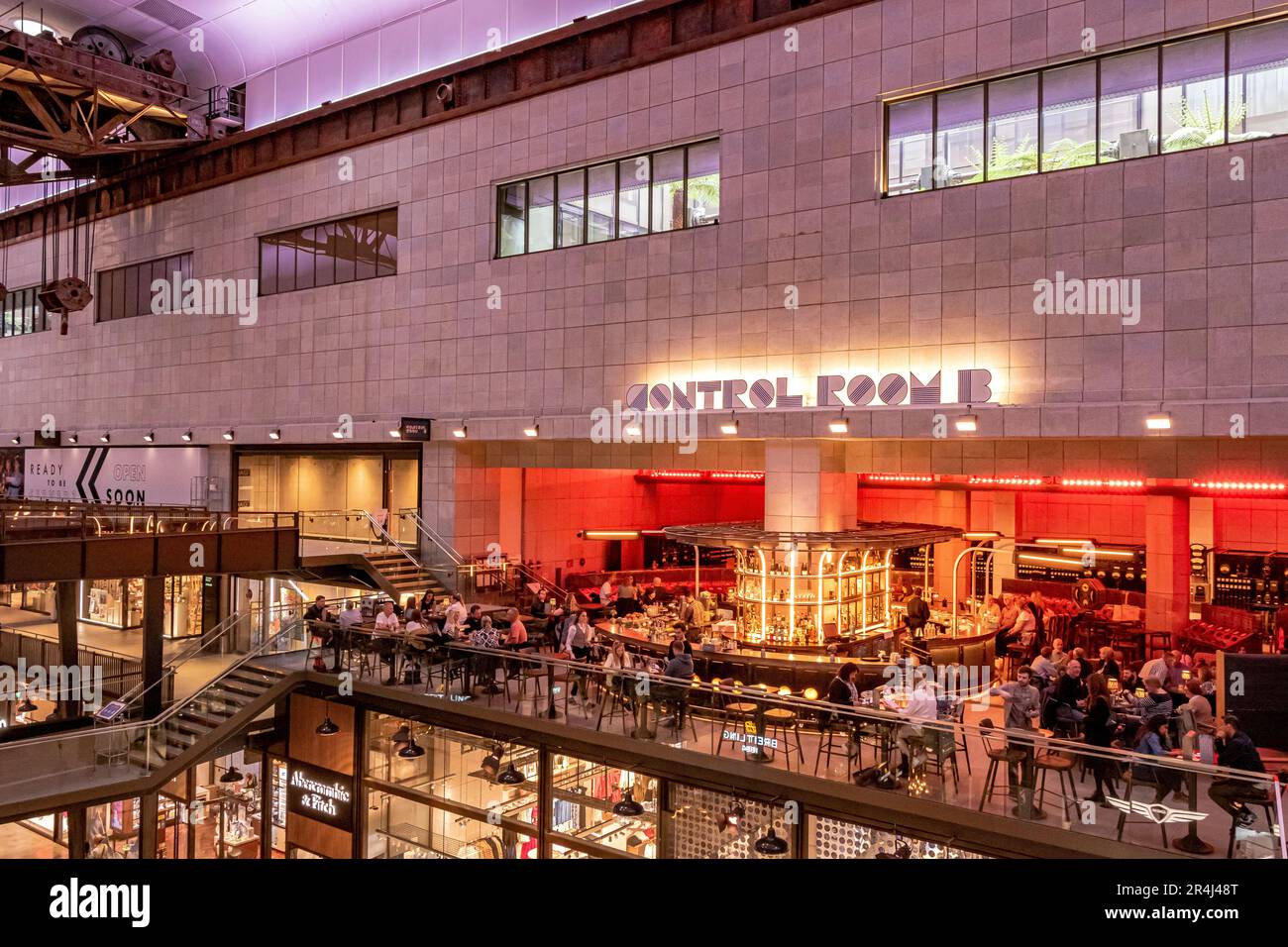 Control Room B at Battersea Power Station, a former control room now ...