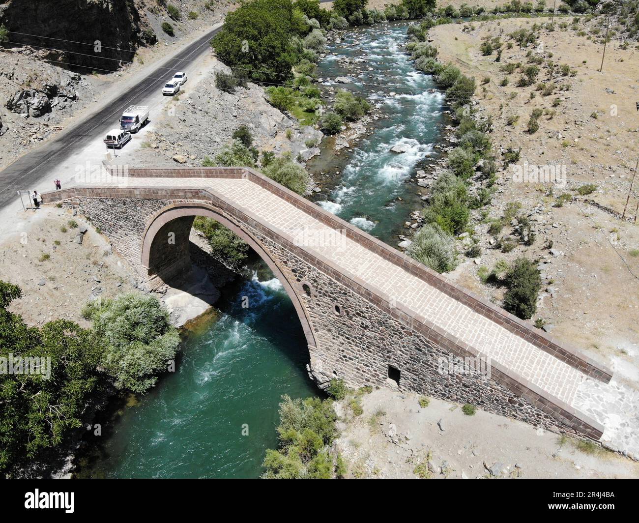 Located in Catak, Turkey, the Hurkan Bridge was built in the 16th ...