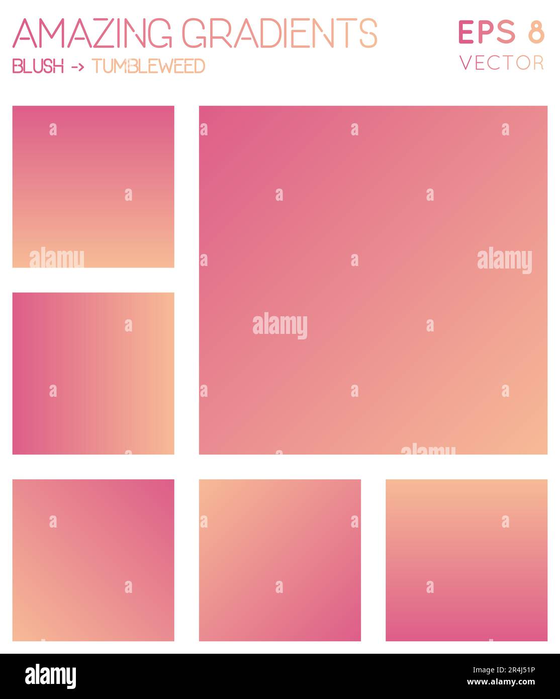 Colorful gradients in blush, tumbleweed color tones. Actual gradient background, fantastic ...