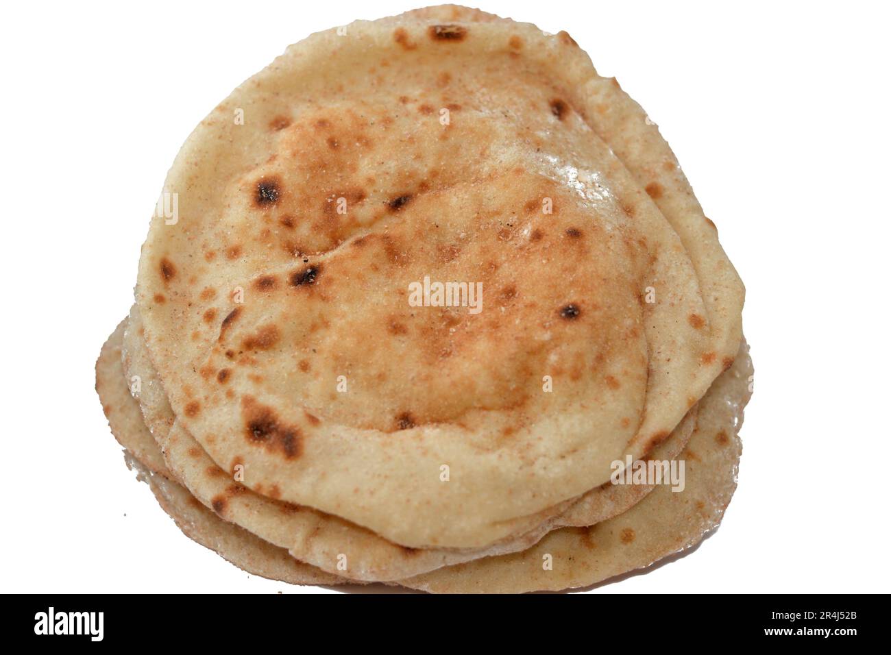 Traditional Egyptian flat bread with wheat bran and flour, regular Aish ...