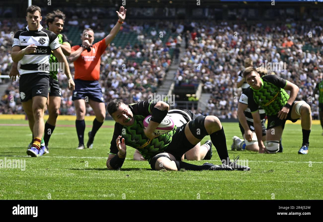 Twickenham, United Kingdom. 28th May, 2023. Barbarians Vs World XV ...