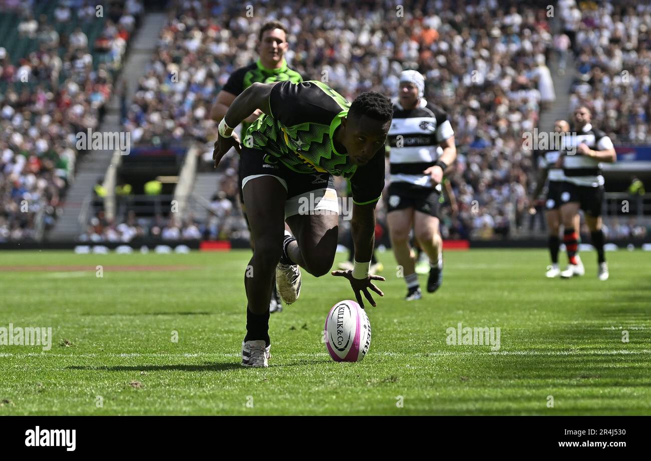 Twickenham, United Kingdom. 28th May, 2023. Barbarians Vs World XV ...