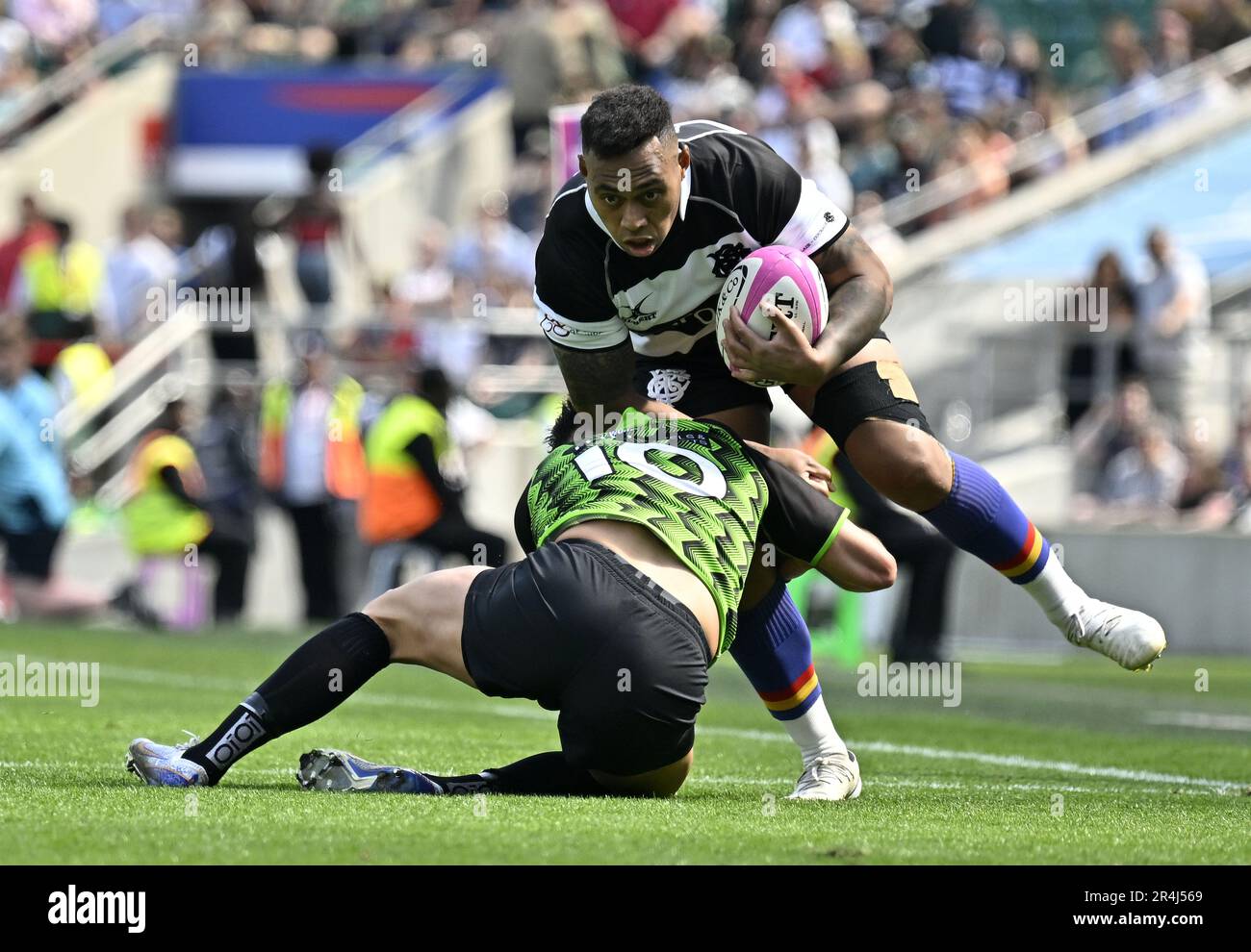 Twickenham, United Kingdom. 28th May, 2023. Barbarians Vs World XV ...