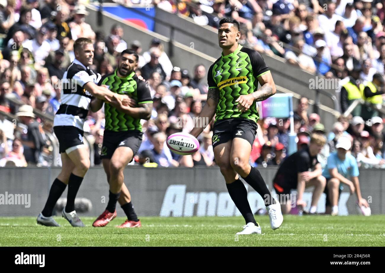 Twickenham, United Kingdom. 28th May, 2023. Barbarians Vs World XV ...