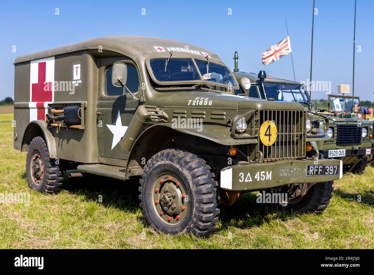 Dodge WC-54 3/4 Ton 4x4 Ambulance ‘RFF 397’ on display at the Abingdon ...