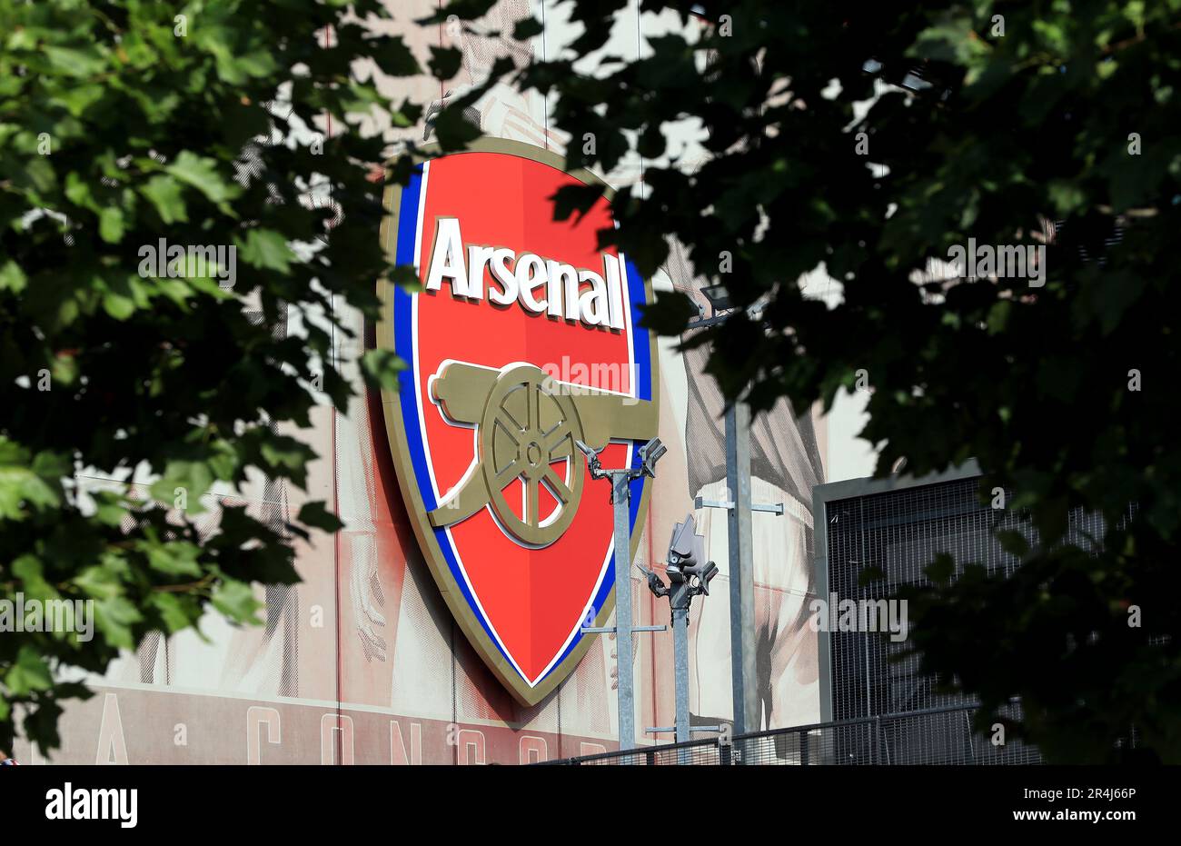 File photo dated 27-08-2022 of the Arsenal club badge. Arsenal spent ...