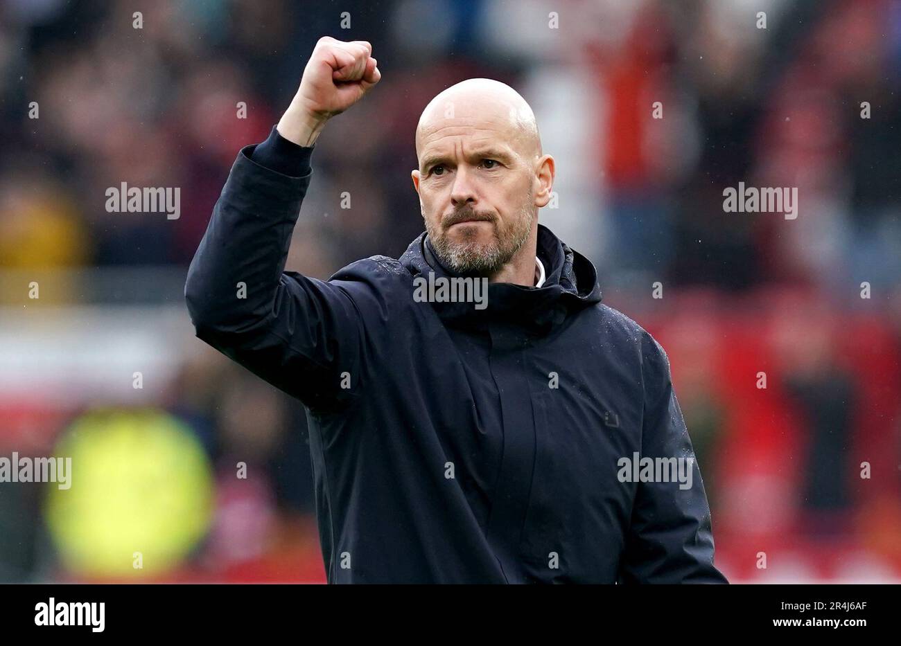File photo dated 30-04-2023 of Manchester United manager Erik ten Hag ...
