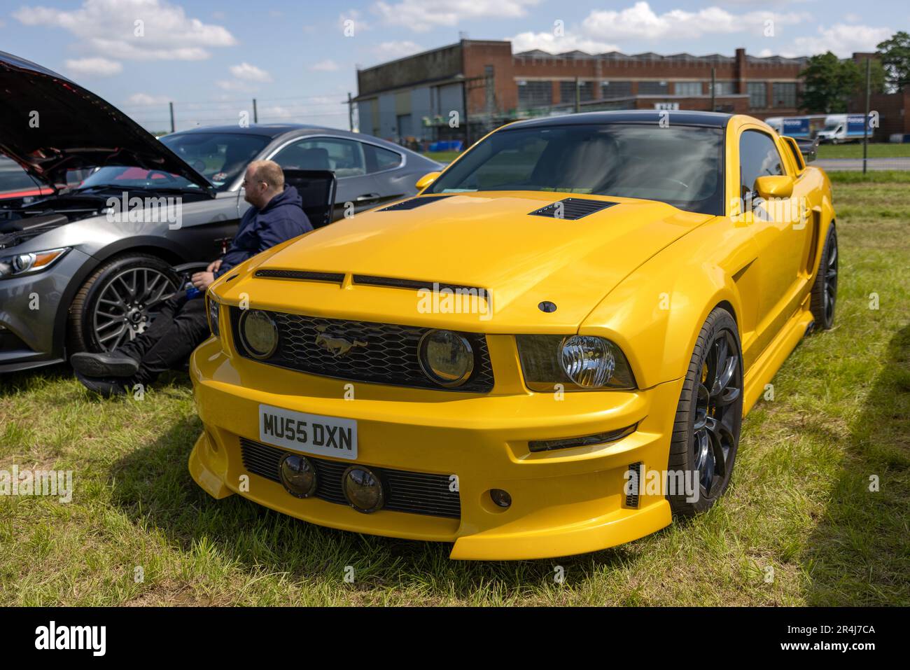 Ford Mustang GT 500C Cervini, on display at the Abingdon Air & Country ...