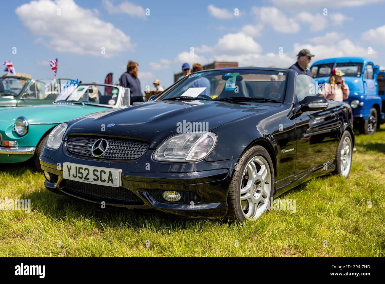 2002 Mercedes-Benz SLK 32 AMG, on display at the Abingdon Air & Country ...