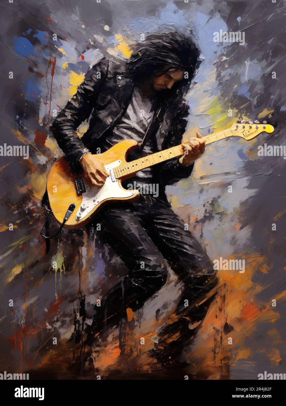 Angry guitarist hi-res stock photography and images - Alamy