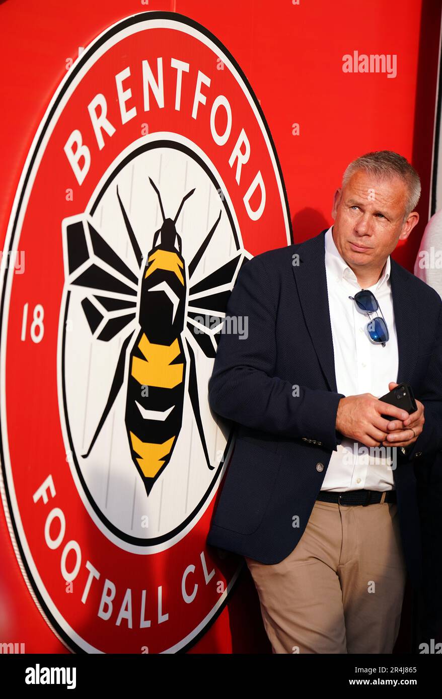Jon Varney, Brentford Chief Executive following the Premier League ...