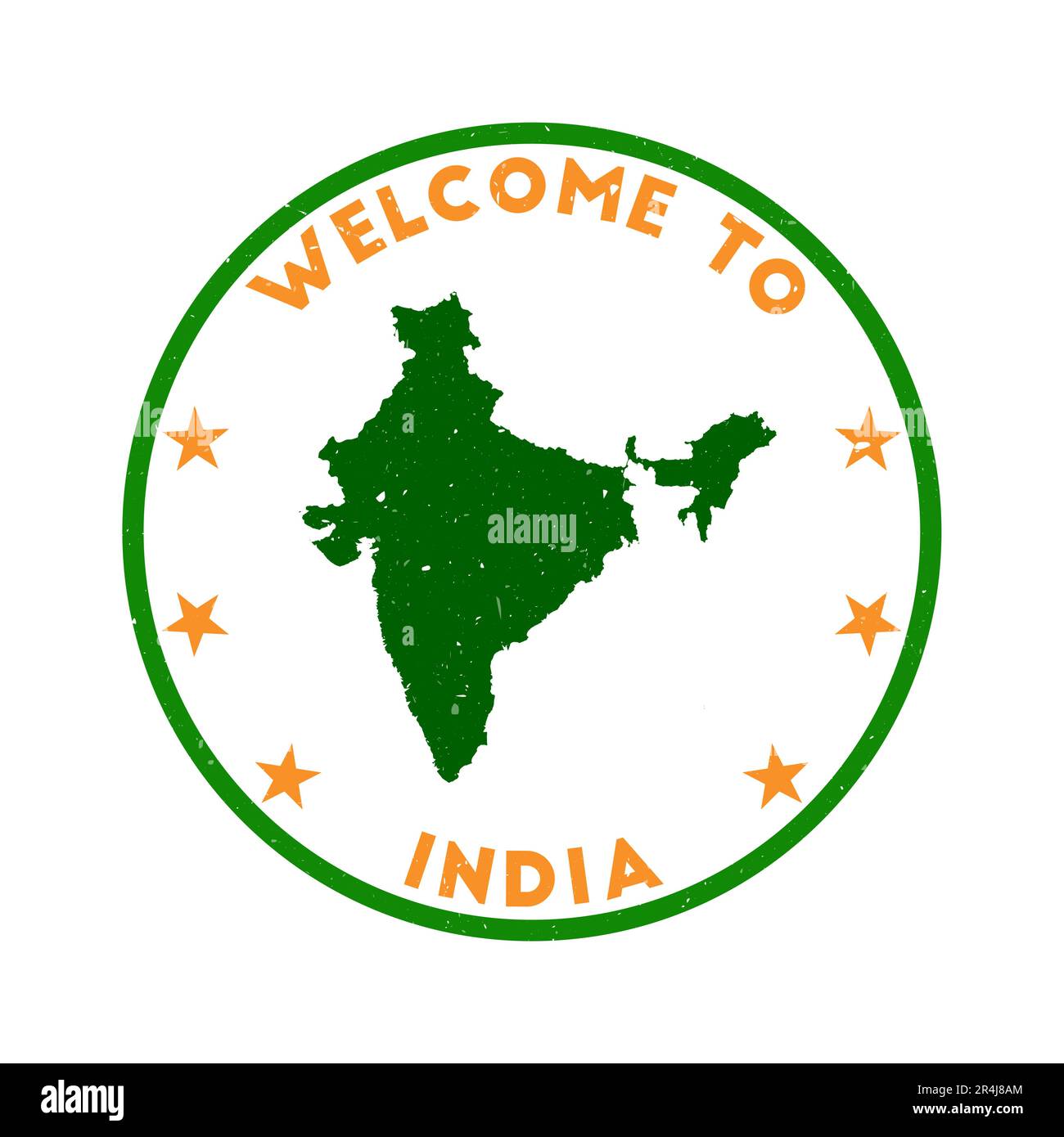 Welcome delhi stamp hi-res stock photography and images - Alamy