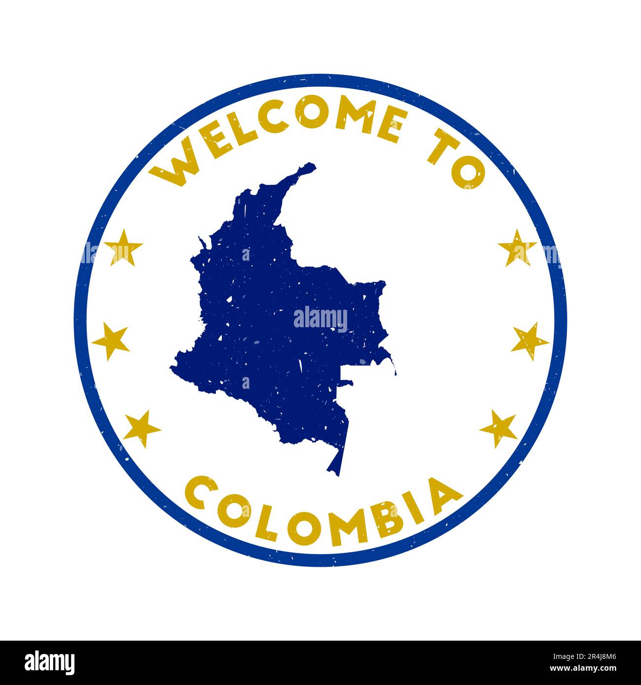 Colombian flag emblem Stock Vector Images - Alamy