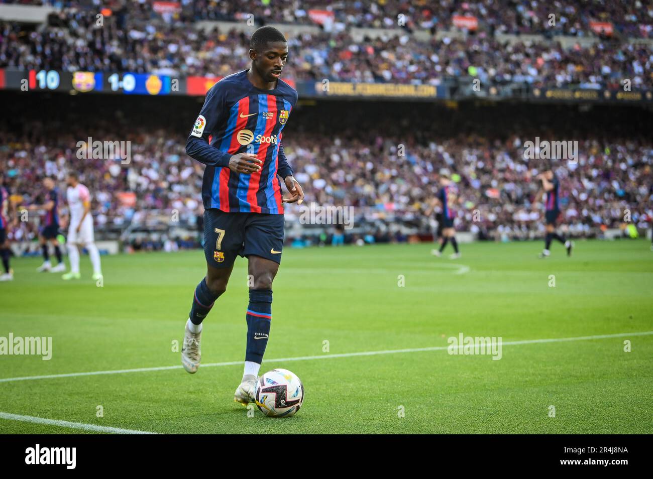 Barcelona, Spain. 28th May, 2023. Ousmane Dembele (FC Barcelona) during ...