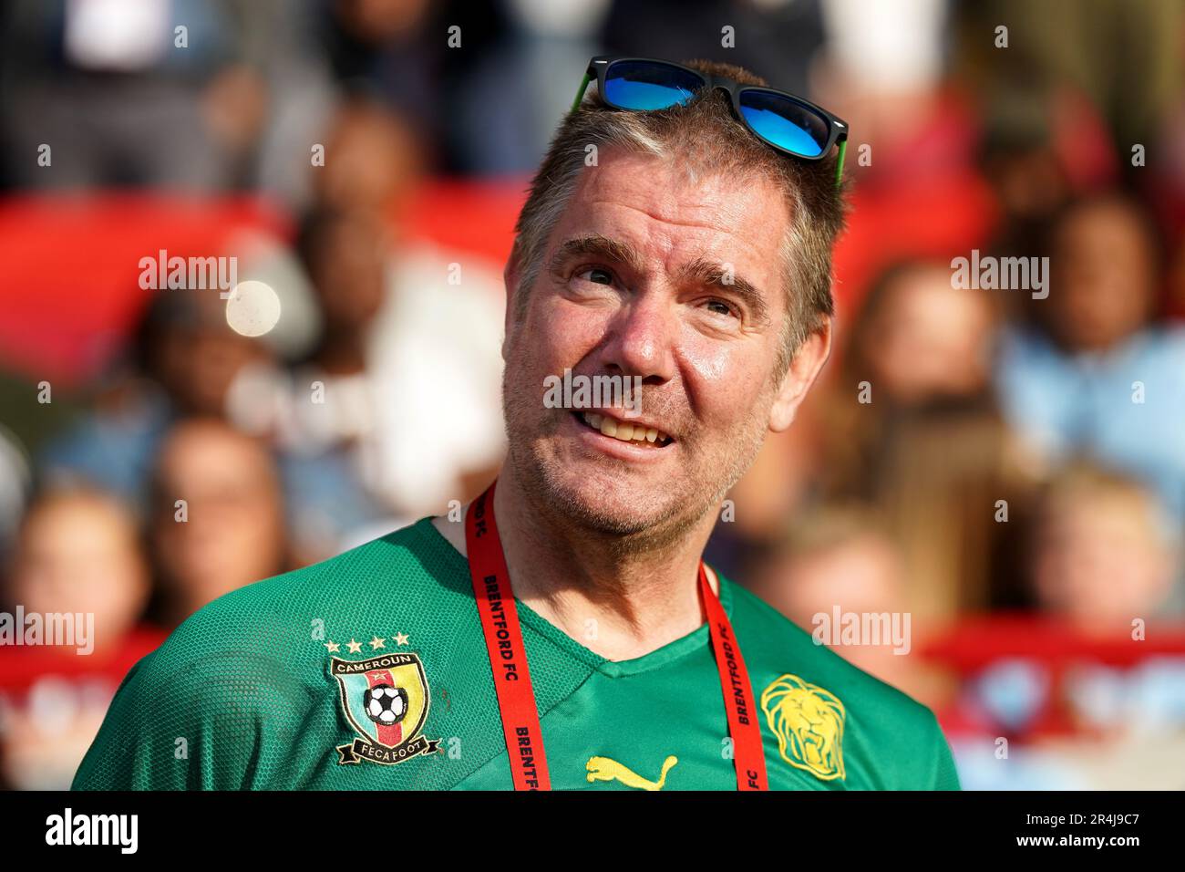 Brentford owner Matthew Benham following the Premier League match at ...