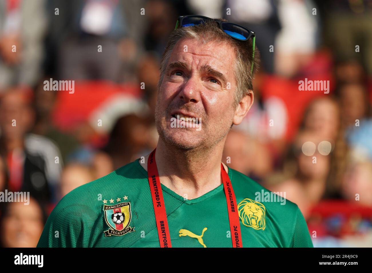 Brentford owner Matthew Benham following the Premier League match at ...