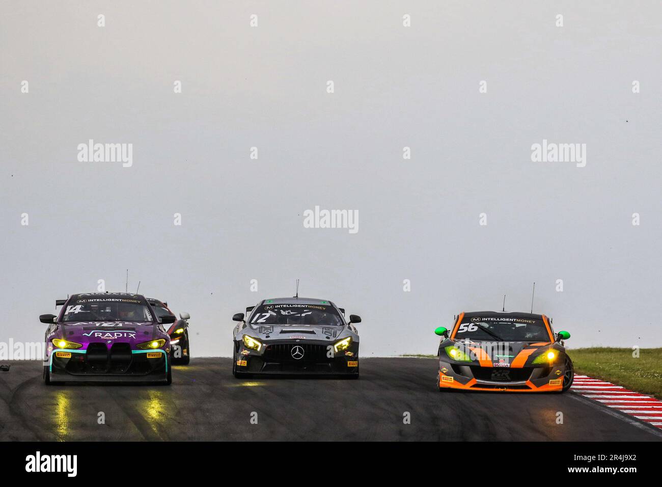 Donington Park circuit, Leicestershire. 28 May 2023. The suspension ...