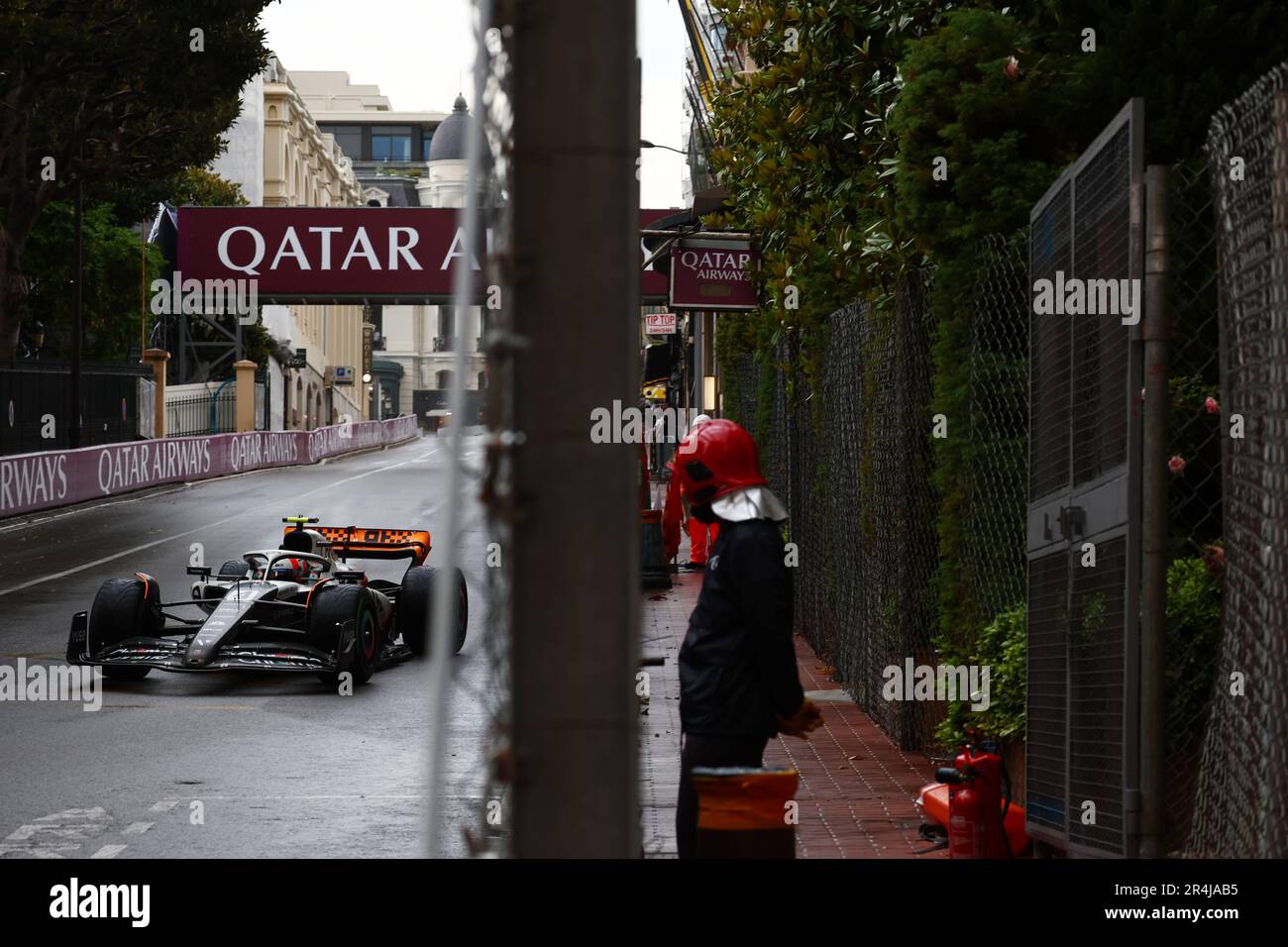 Monte Carlo, Monaco. 28th May, 2023. Lando Norris (GBR) McLaren MCL60. Formula 1 World ...
