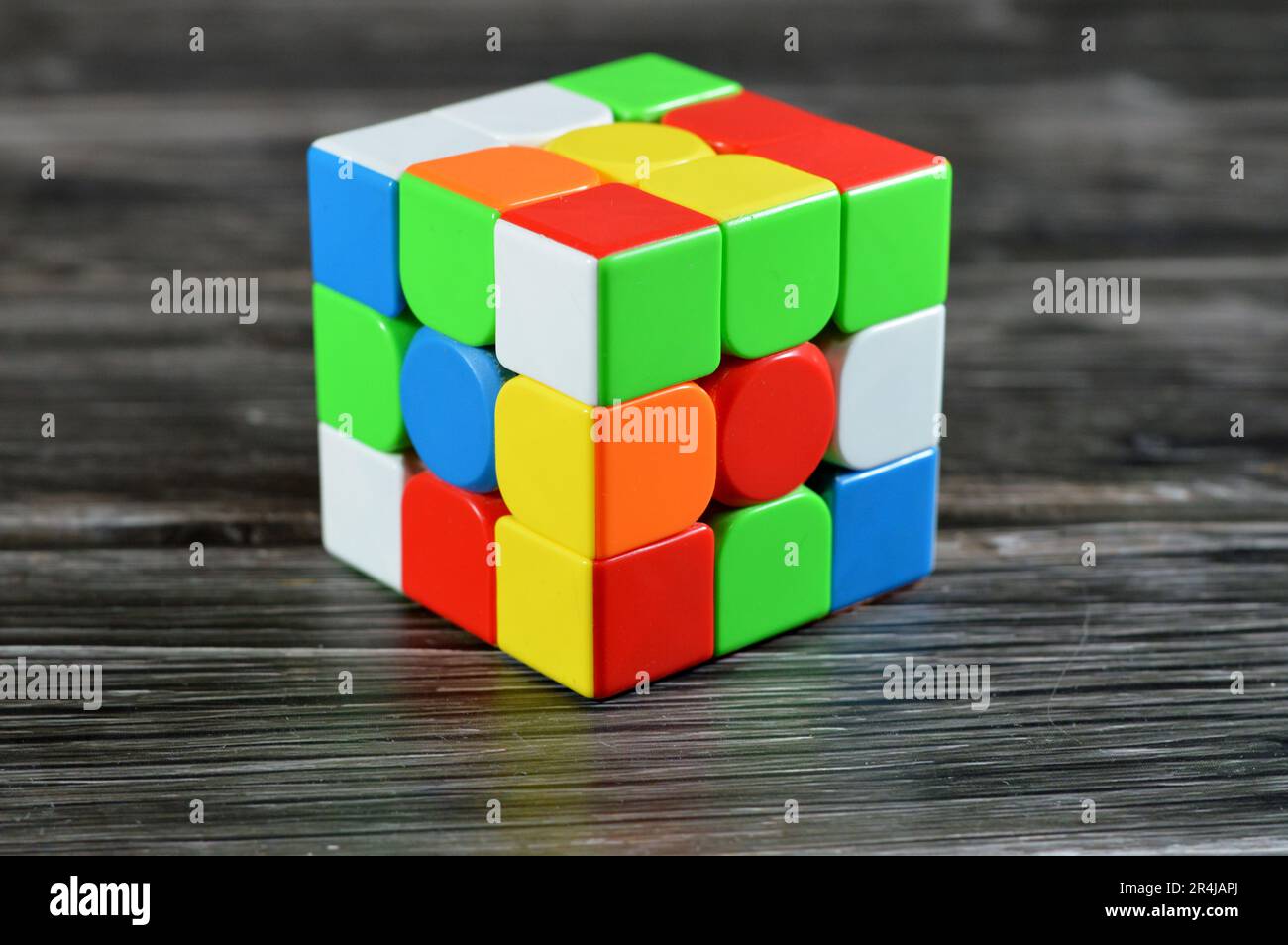 The Rubik's Cube, combination puzzle, speed magic puzzle cube, each of ...