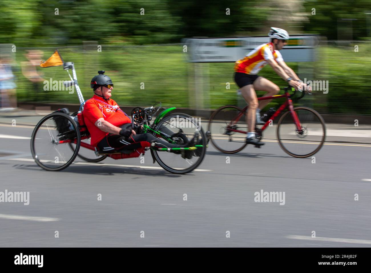 Ongar, Essex, UK. 28th May, 2023. Ford RideLondon 100 route will head ...