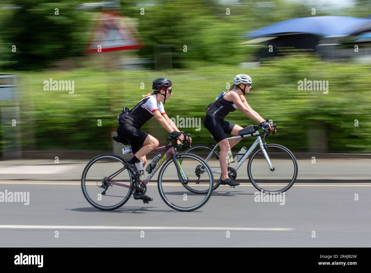 Ongar, Essex, UK. 28th May, 2023. Ford RideLondon 100 route will head ...