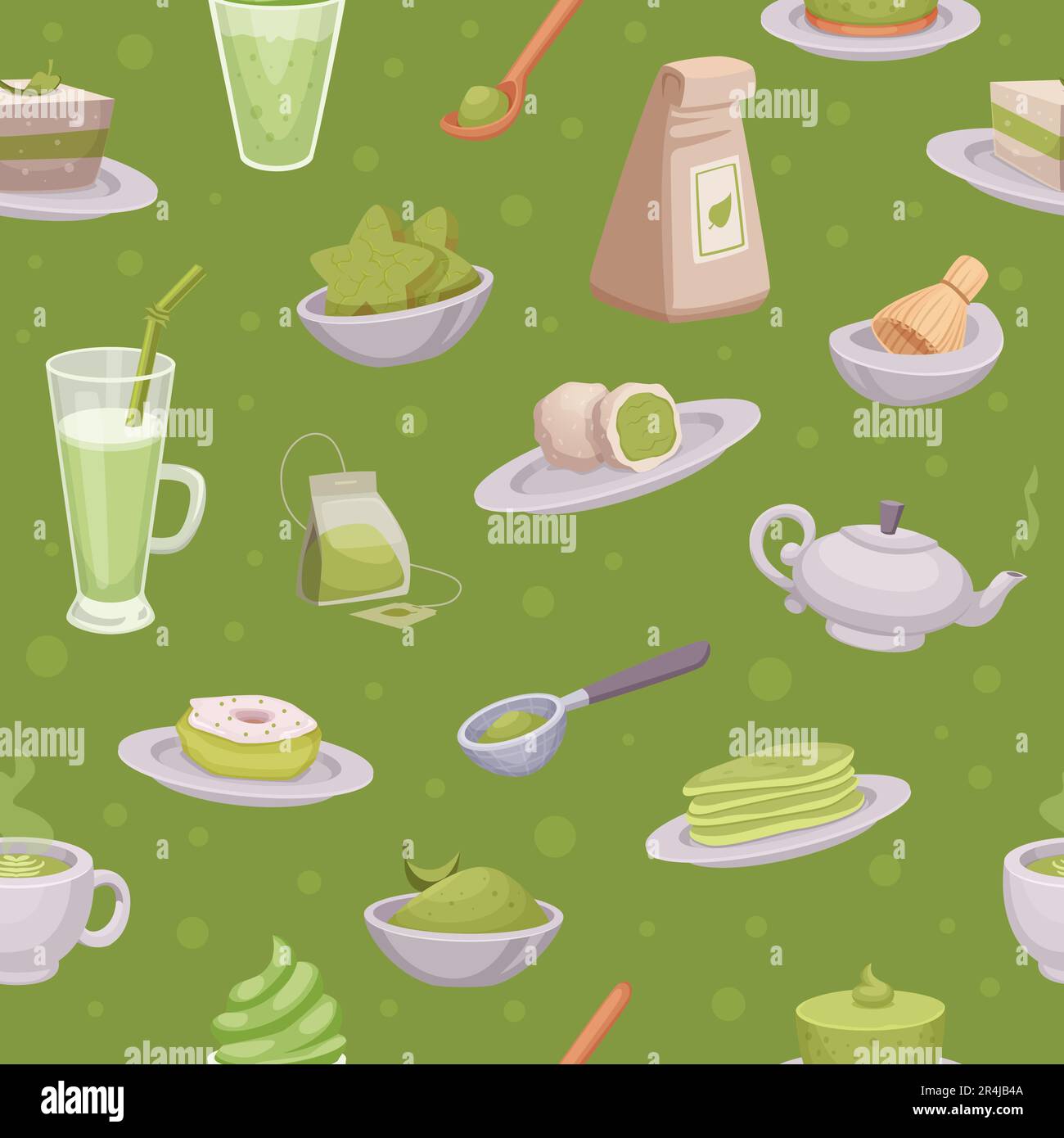 Green japan pattern hi-res stock photography and images - Alamy