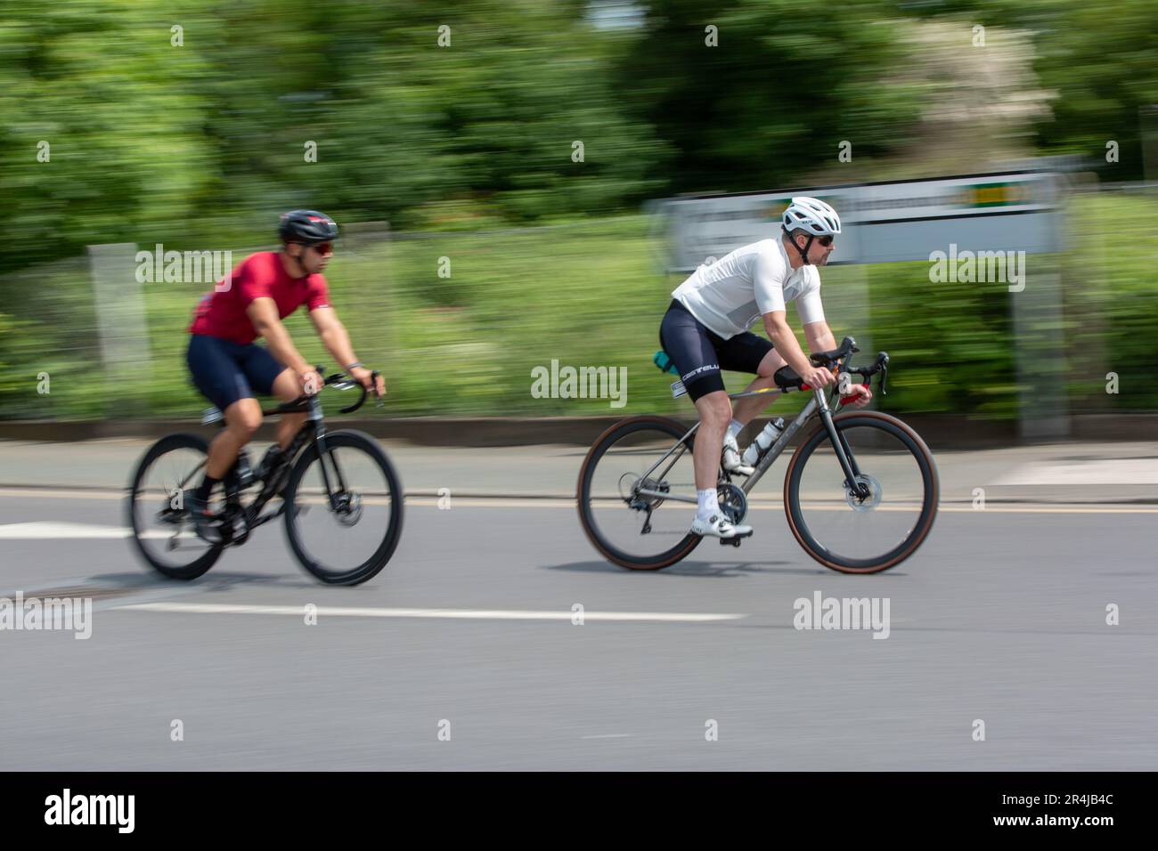 Ongar, Essex, UK. 28th May, 2023. Ford RideLondon 100 route will head ...