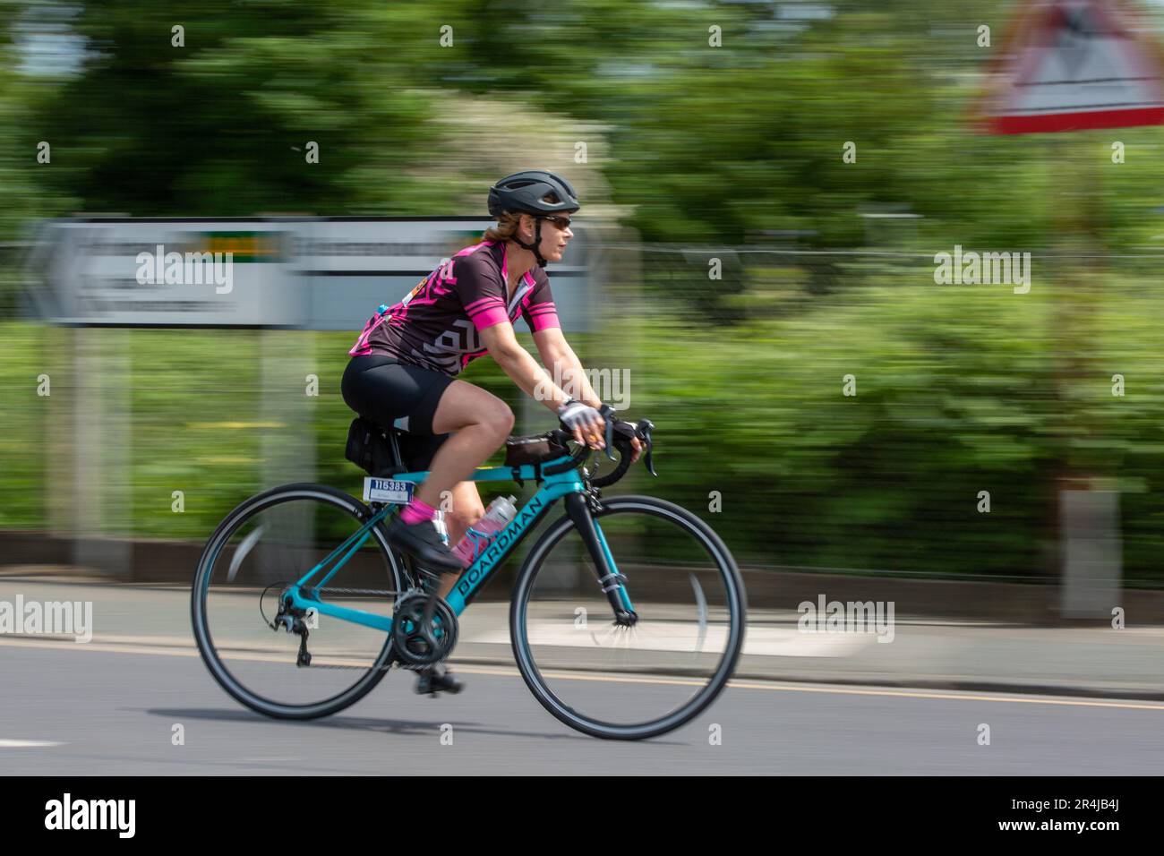 Ongar, Essex, UK. 28th May, 2023. Ford RideLondon 100 route will head ...
