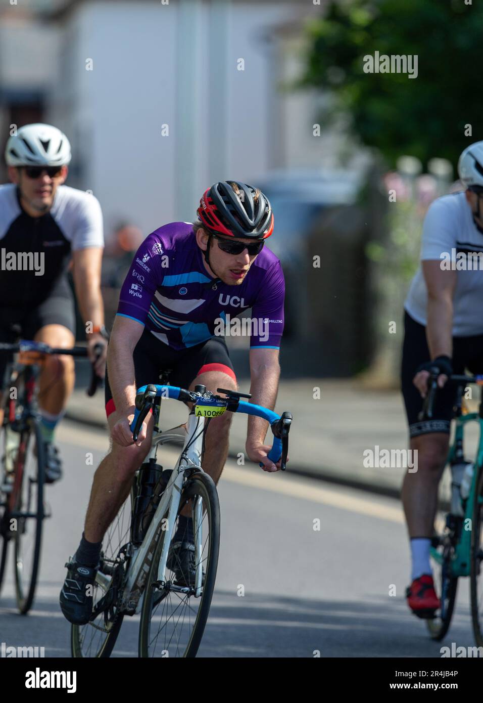 Ongar, Essex, UK. 28th May, 2023. Ford RideLondon 100 route will head ...