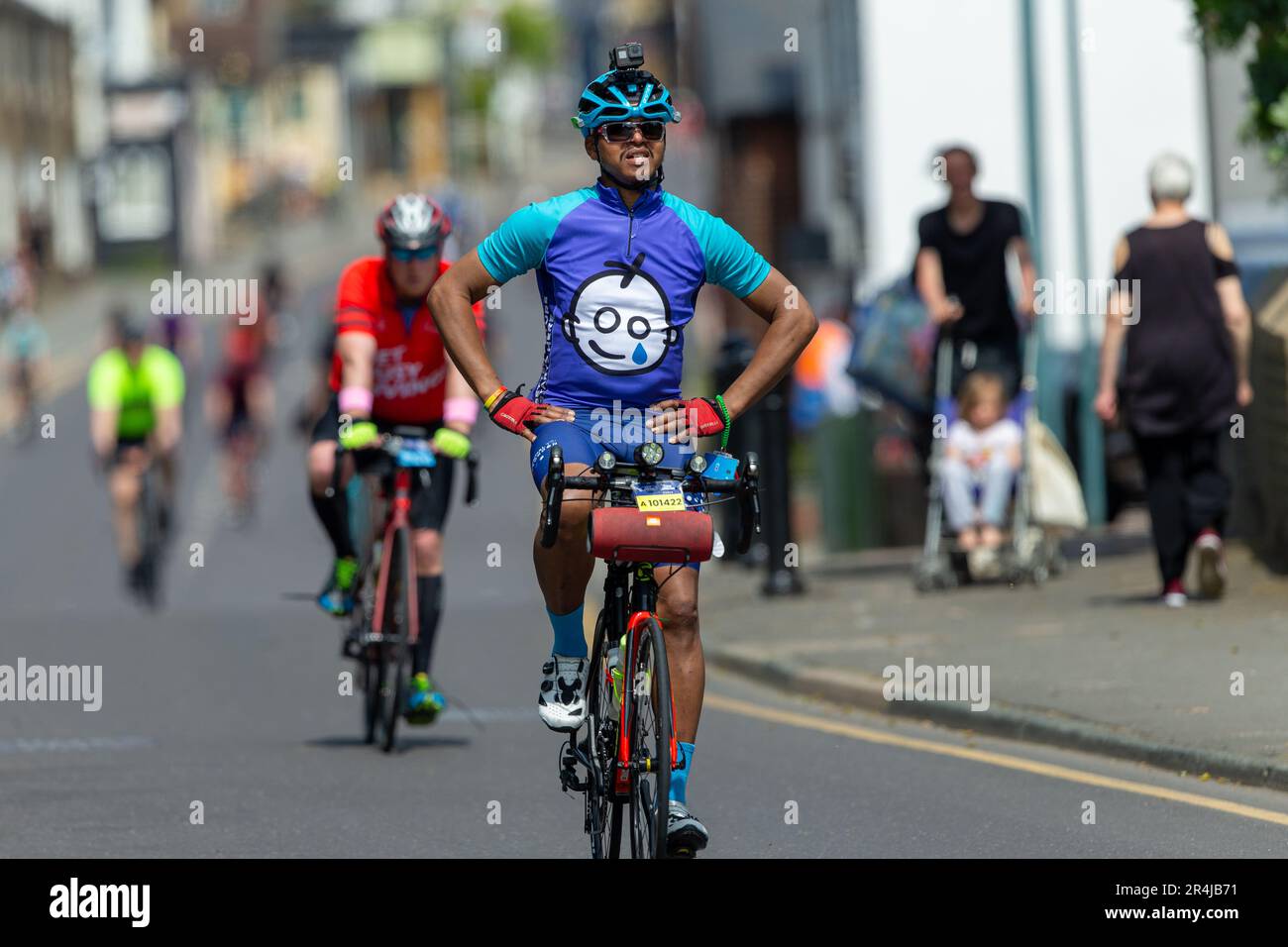 Ongar, Essex, UK. 28th May, 2023. Ford RideLondon 100 route will head ...