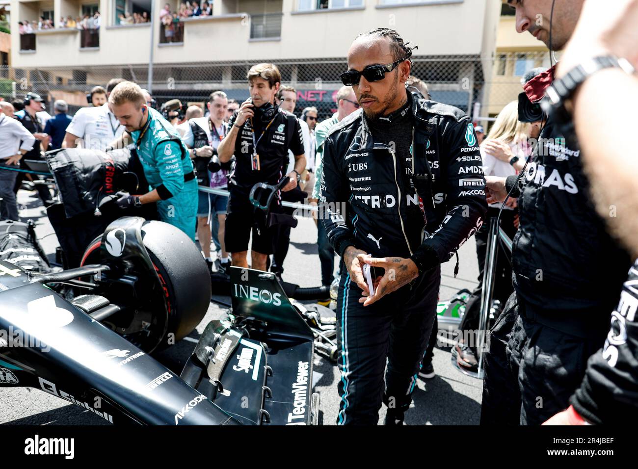 Monte-Carlo, Monaco. 28th May, 2023. #44 Lewis Hamilton (GBR, Mercedes ...