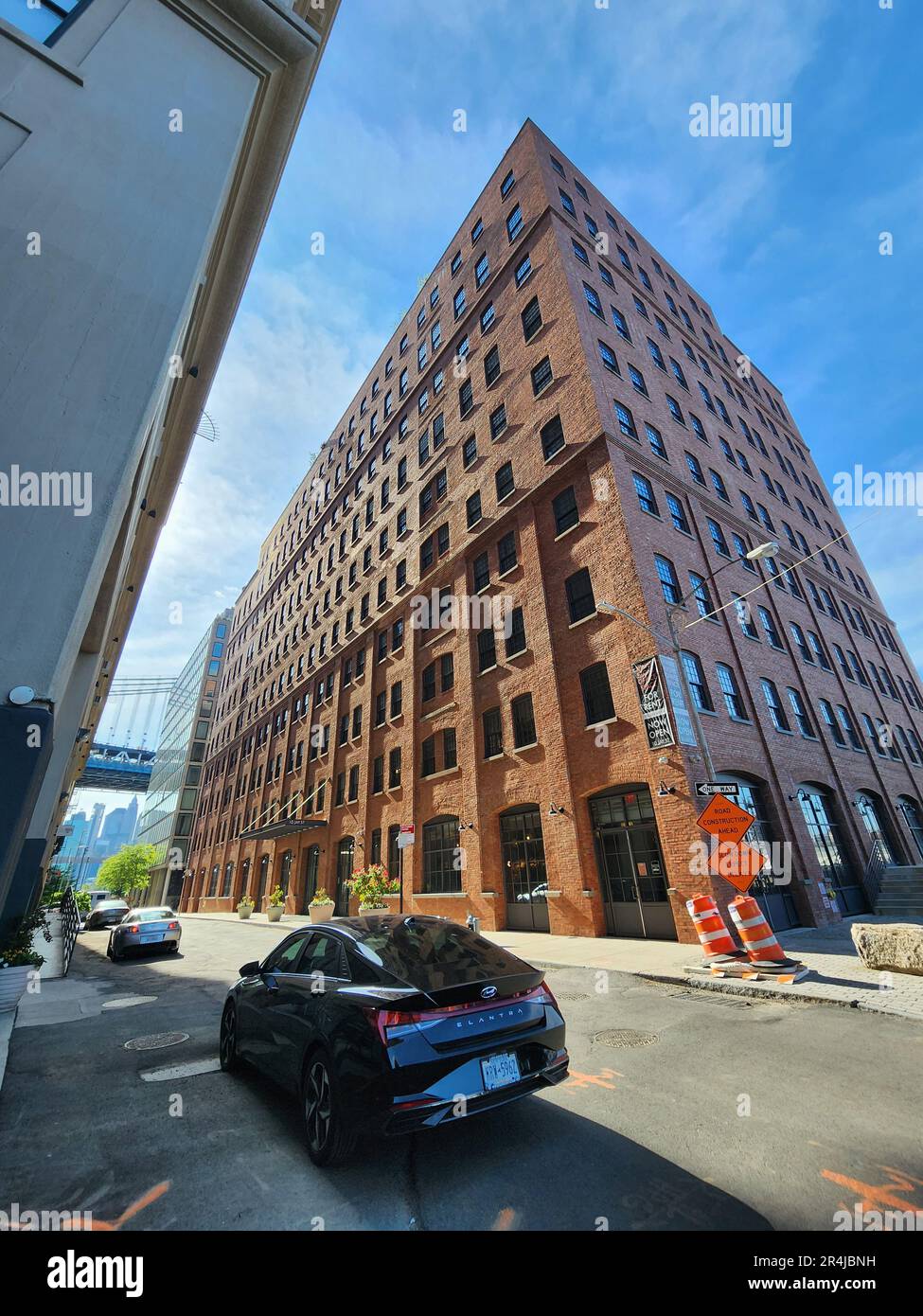 New York City Brooklyn DUMBO John and Jay Streets Stock Photo - Alamy