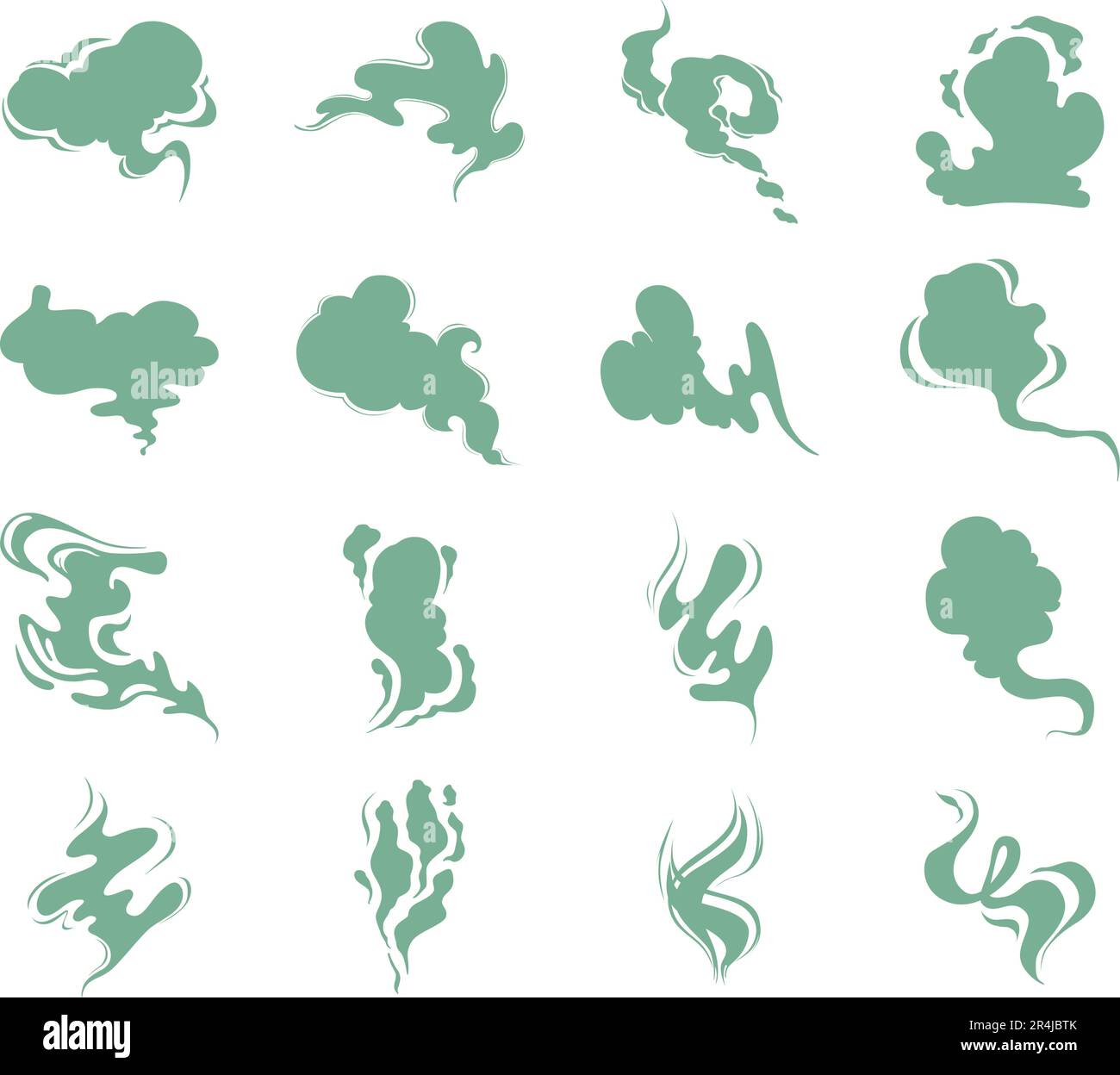 Smell icons. Vector bad cooking aroma signs, vapor odor smells ...