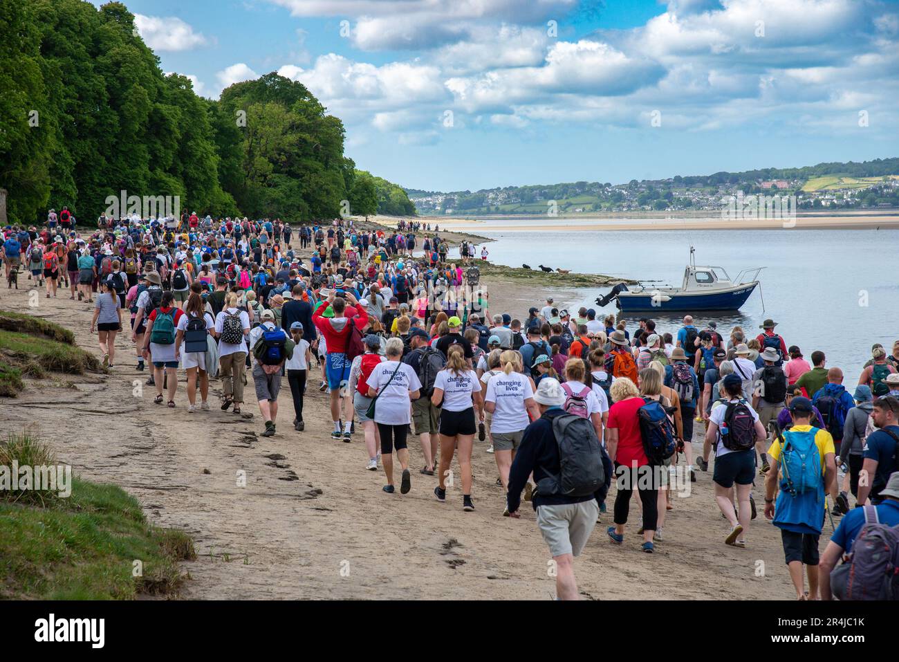 Grange over Sands, Cumbria. 28th May 2023 Over 700 people taking part ...