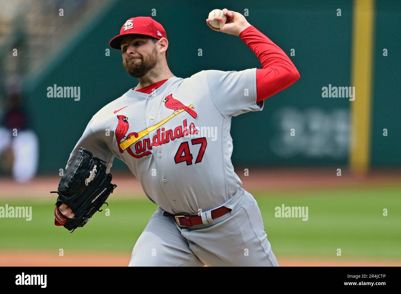 St. Louis Cardinals starting pitcher Jordan Montgomery delivers during ...