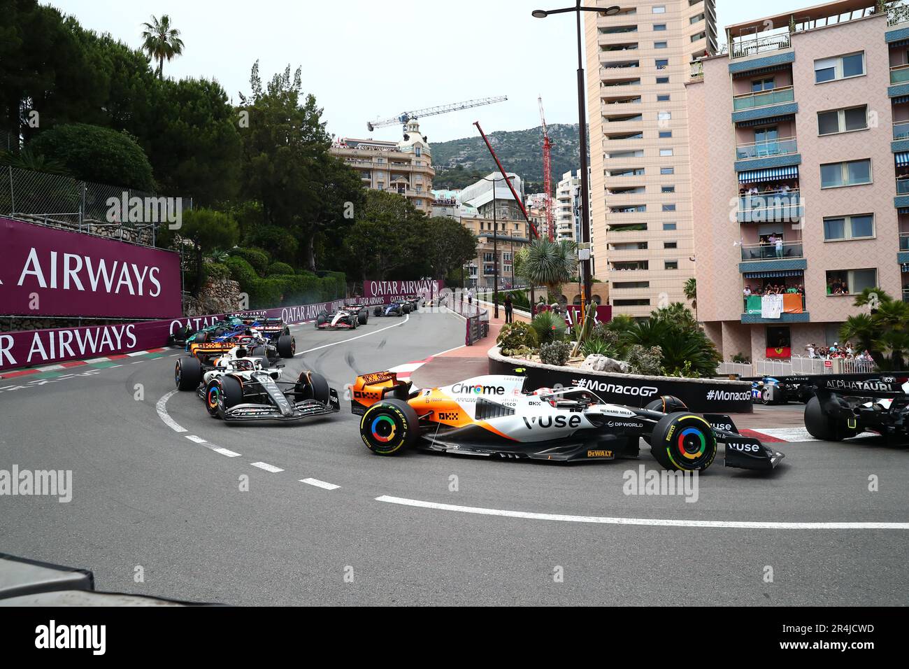 Montecarlo, Monaco. 28th May, 2023. #04 Lando Norris; McLaren Mercedes during the Monaco GP, 25 ...