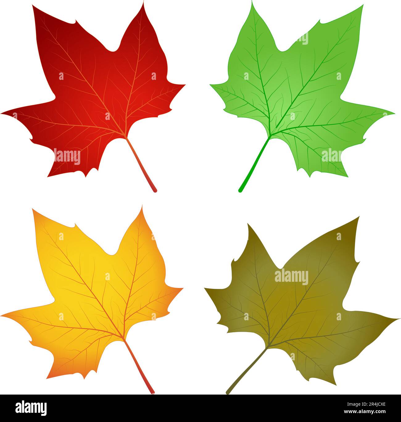 Color and gold leaf Stock Vector Images - Alamy