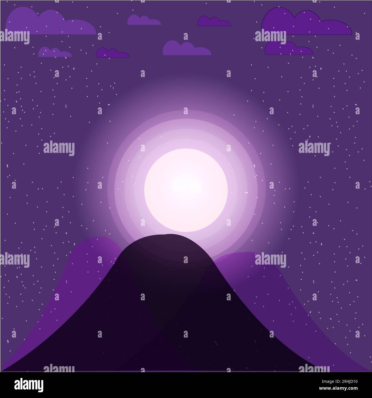 Abstract moonlight or night Vector Patterns Stock Vector Image & Art ...