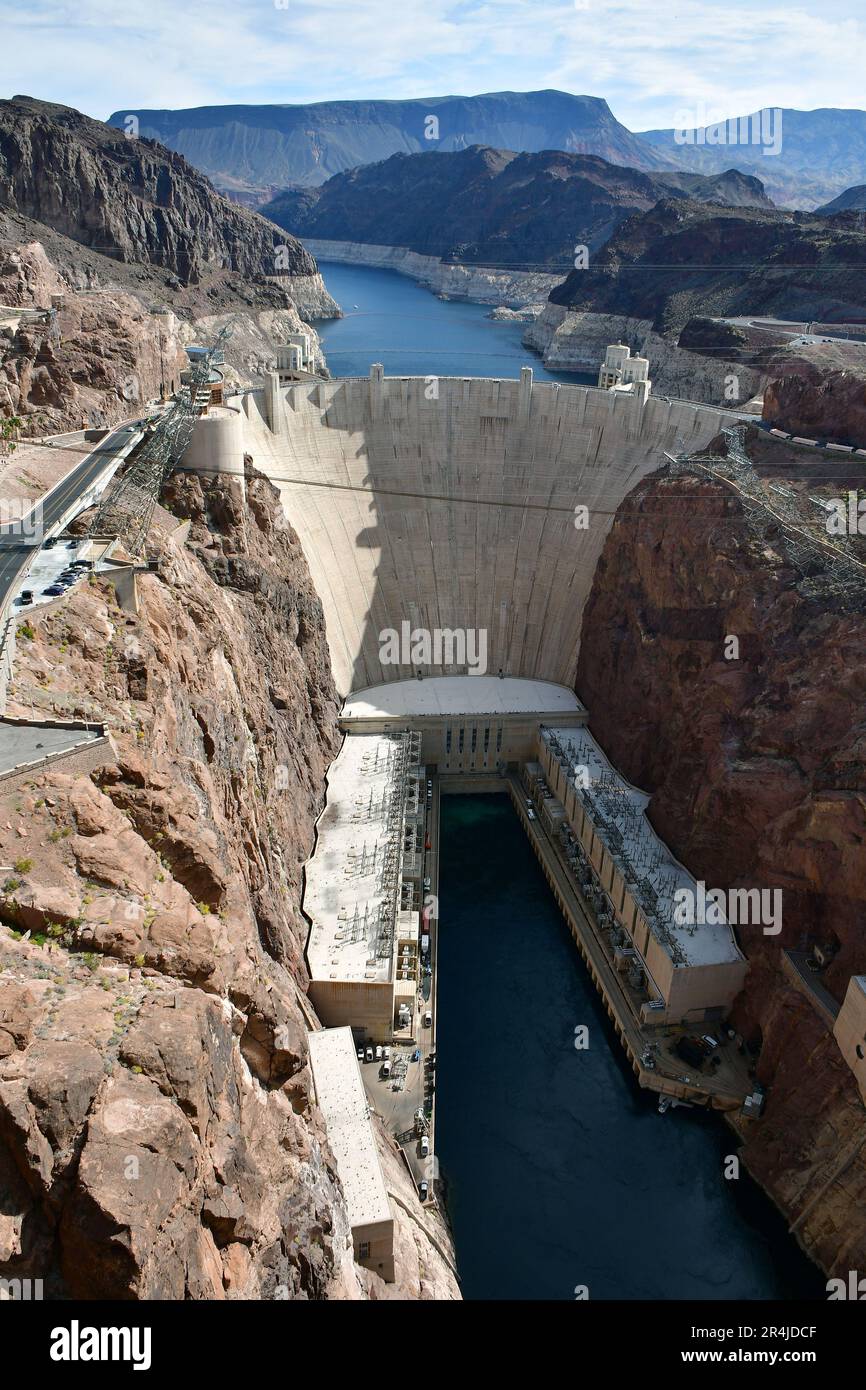 Hoover Dam, Nevada and Arizona, USA, North America, U.S. National ...