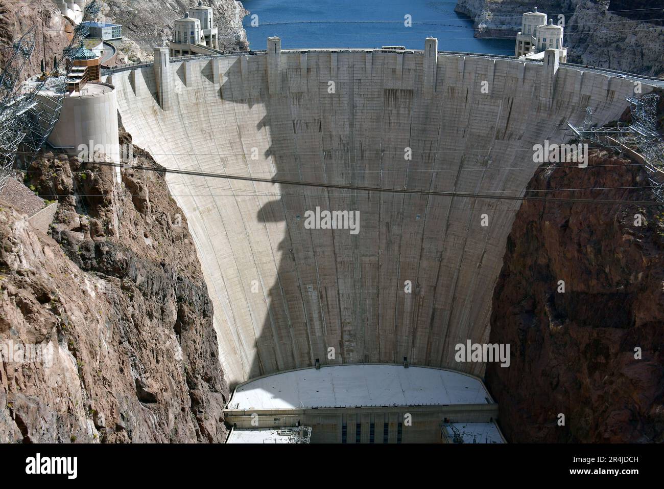 Hoover Dam, Nevada and Arizona, USA, North America, U.S. National ...