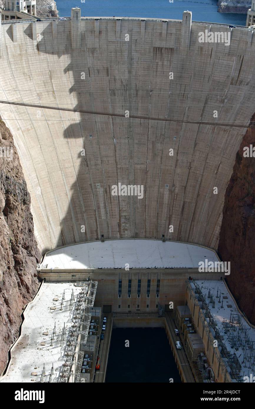 Hoover Dam, Nevada and Arizona, USA, North America, U.S. National ...