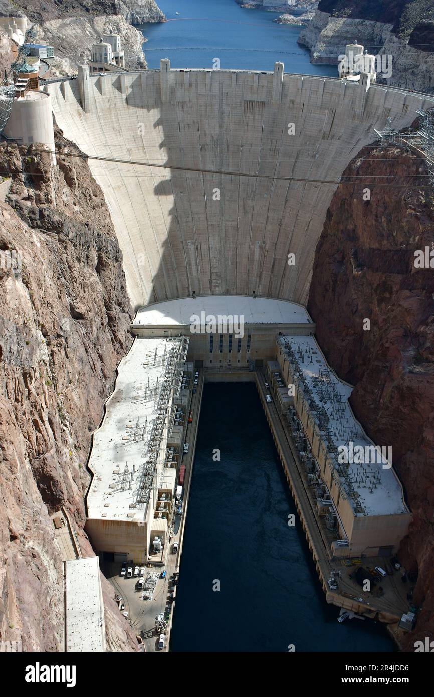 Hoover Dam, Nevada and Arizona, USA, North America, U.S. National ...