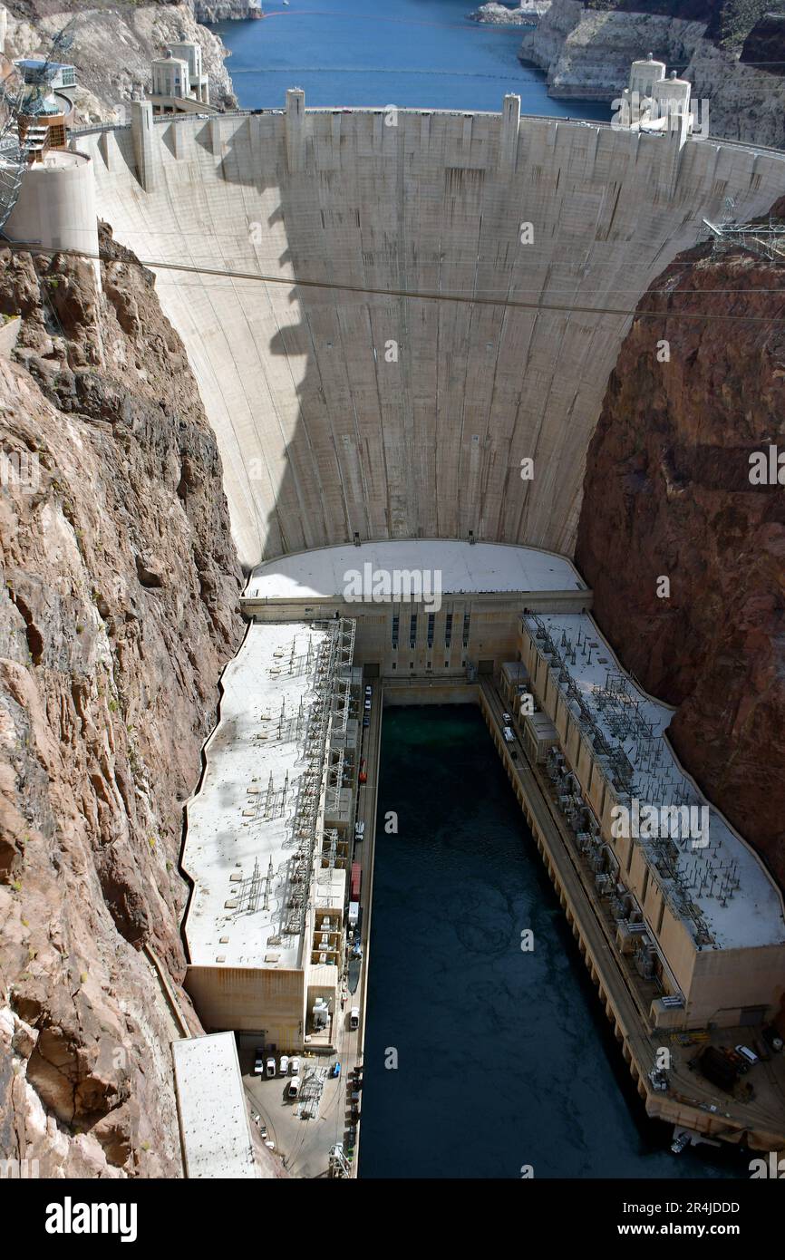 Hoover Dam, Nevada and Arizona, USA, North America, U.S. National ...