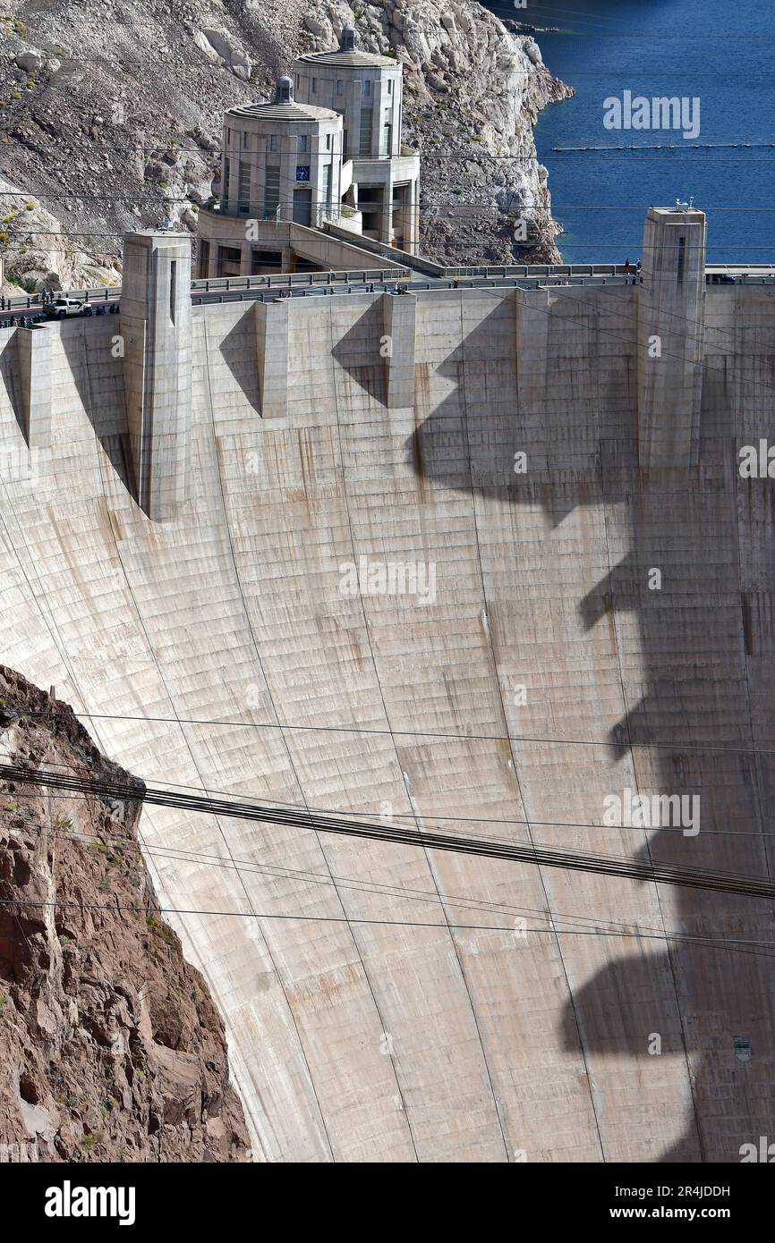 Hoover Dam, Nevada and Arizona, USA, North America, U.S. National ...