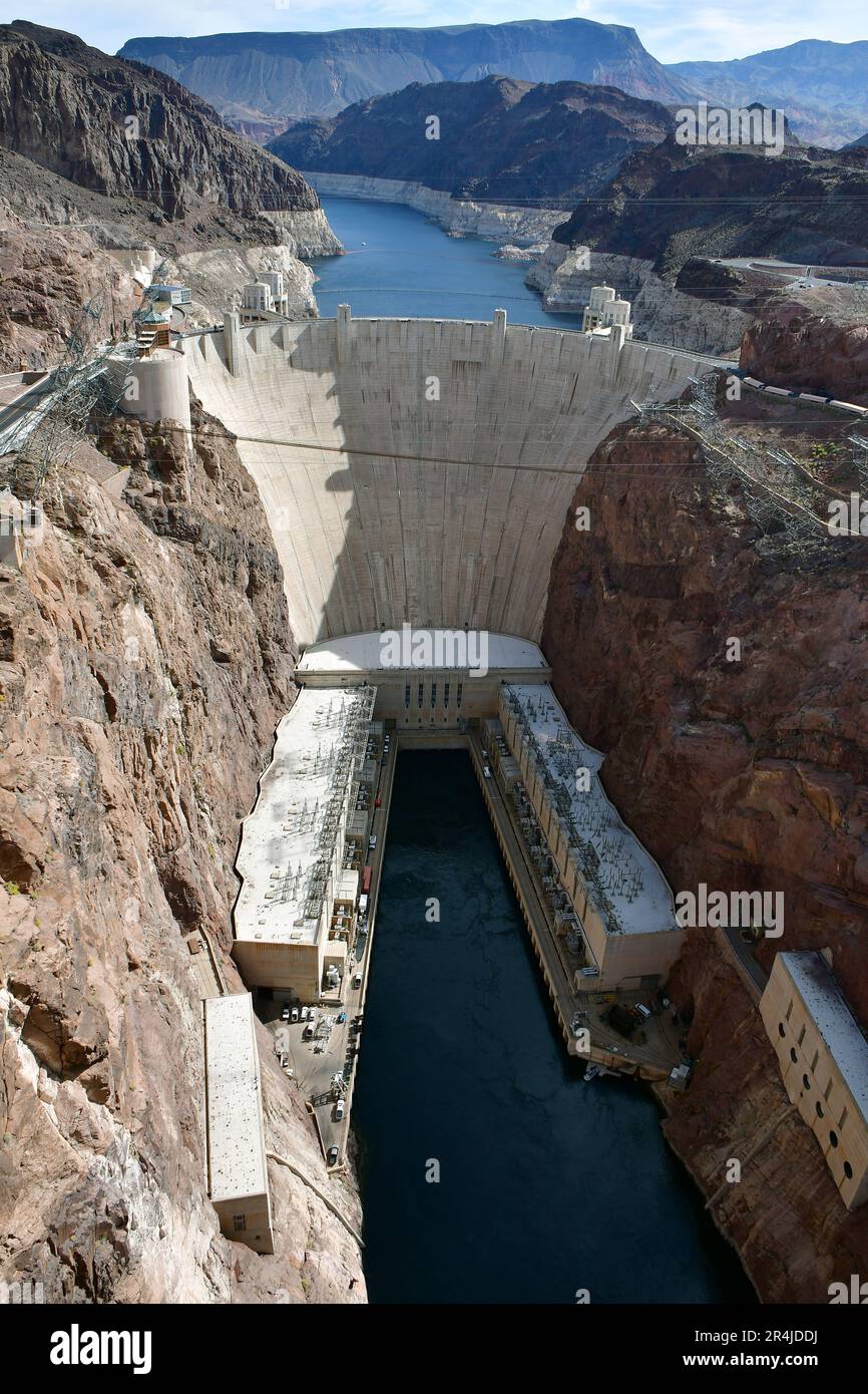 Hoover Dam, Nevada and Arizona, USA, North America, U.S. National ...