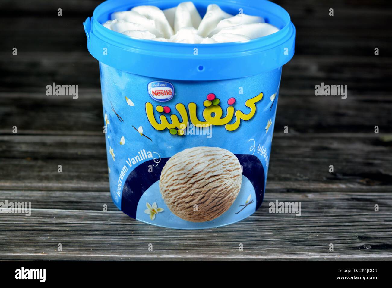 Cairo, Egypt, May 16 2023: Carnavalita Ice-Cream Vanilla from Nestle ...