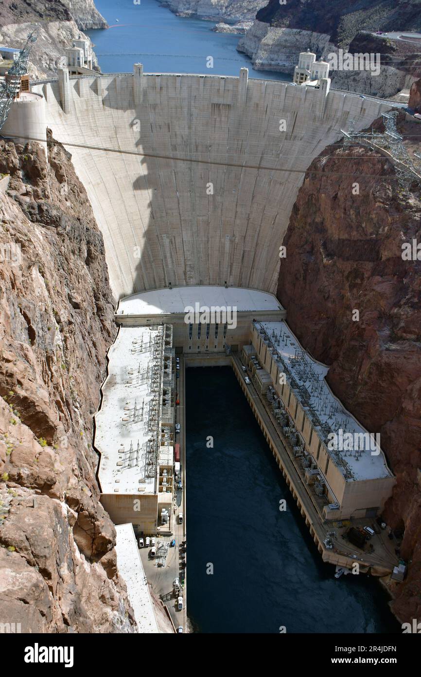 Hoover Dam, Nevada and Arizona, USA, North America, U.S. National ...